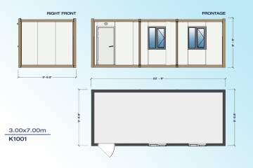 Ground Level Office Containers - U.S. Karmod